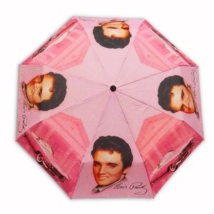 Elvis | Accessories | Elvis Presley Pink Umbrella | Poshmark